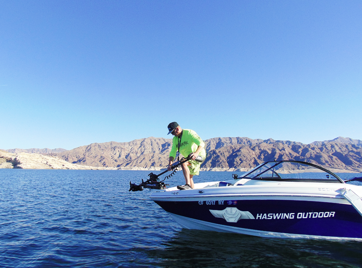 CAYMAN GPS WITH ANCHOR MODE ON REMOTE 24V 80Lbs